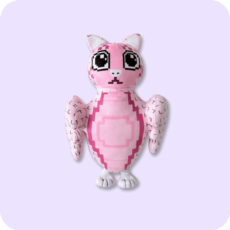 Meowl Plush Pink | Meowl Plush
